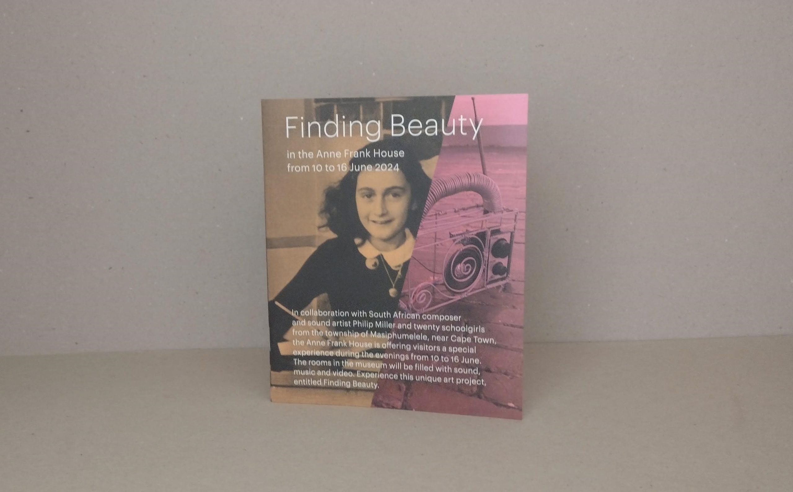 Finding Beauty -in the Anne Frank House from 10 to 16 June 2024 ...